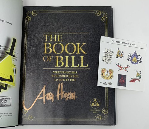 Rare Alex Hirsch Signed Autographed The Book of Bill Barnes Noble Full ...