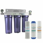 Max Water 3 Stage Whole House Water Sediment Carbon Filter + 2 Dry ...