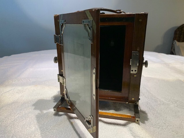 Antique field wood wooden folding camera large format | eBay