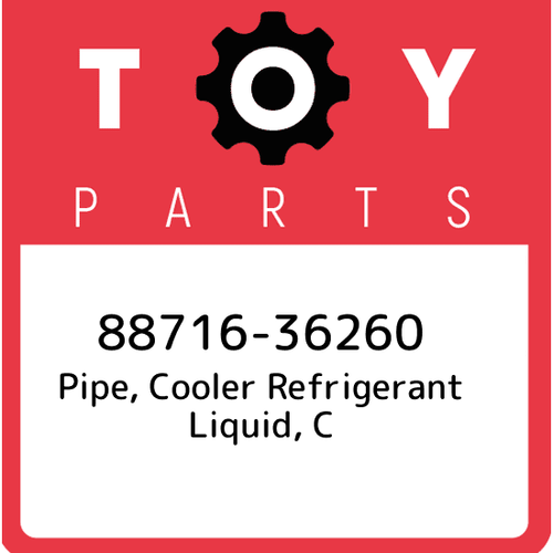 88716-36260 Toyota Pipe, cooler refrigerant liquid, c 8871636260, New ...