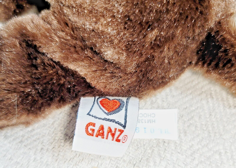 Ganz Webkinz Chocolate Lab Puppy Dog Plush/Stuffed Animal No Code ...