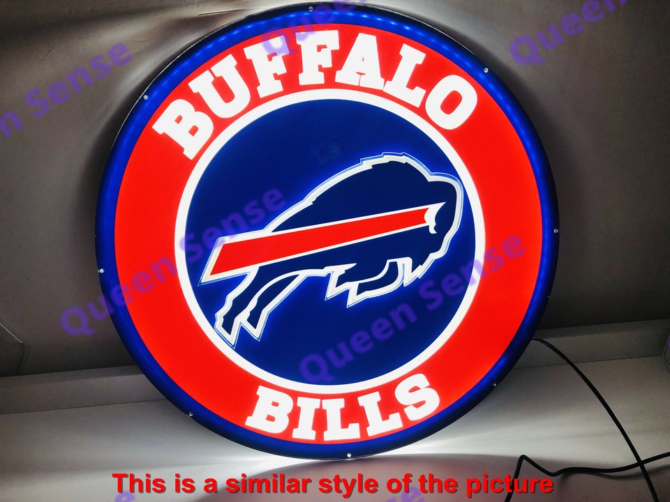 16"x16" Detroit Tigers Round Logo LED Lighted Sign 3D Vivid Print Neon ...