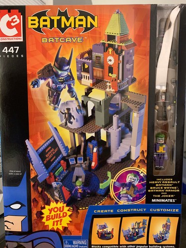 Art Asylum C3 Construction BATMAN BATCAVE Set 96060 NEW in Box | eBay