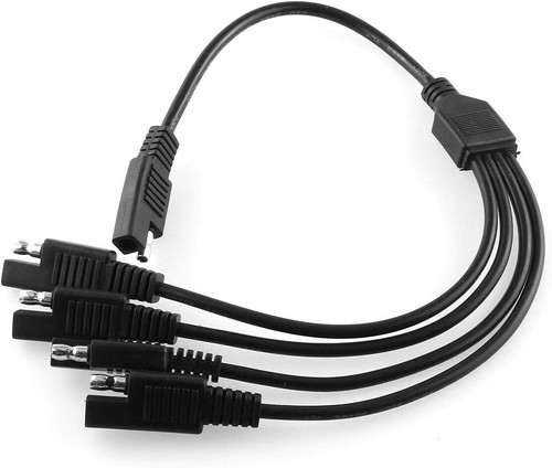 4-Way Battery Tender Charger Cable SAE Splitter Quick Connector Cord 2 ...