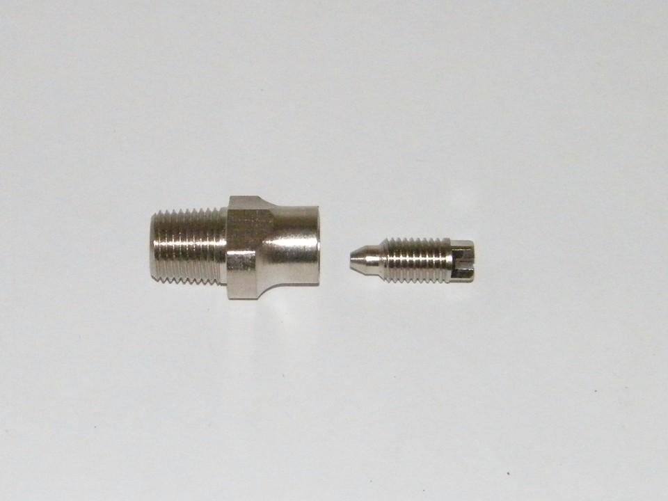 Radiator Chrome Plated Brass Key Operated Air Bleed Coin Valve 1/8 ...