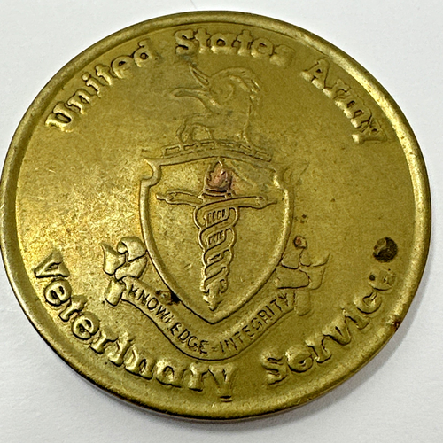 Challenge Coin US Army Veterinary Service Command Vietnam Timeframe ...