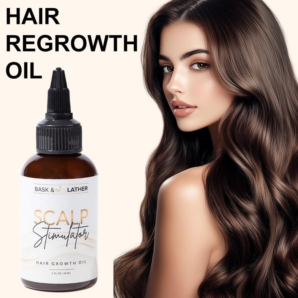 Bask & Lather Scalp Stimulator Hair Growth Oil Cold Pressed Mint &Rosemary 3 Box | eBay