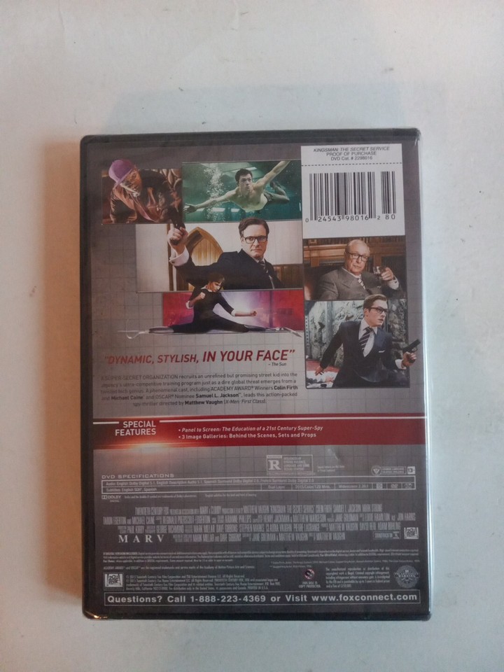 Kingsman - The Secret Service (DVD, 2014) - Brand New Sealed | eBay