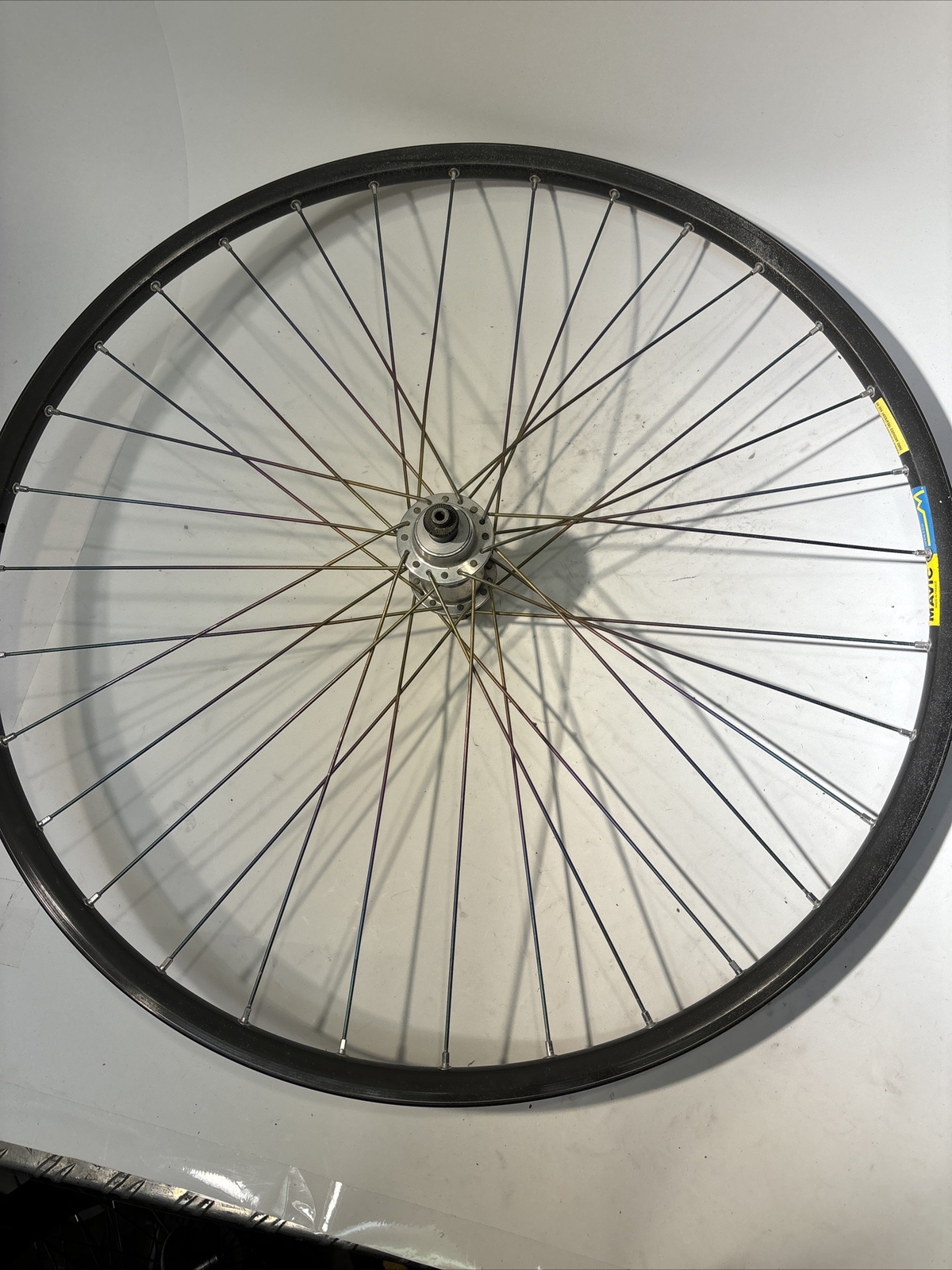 Rare! DT Swiss/Hugi Oil Slick Wheelset, 700c, Mavic Open 4 CD Rims Hugi ...