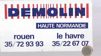 JTD2. industrie. Batelerie. DEMOLIN Haute Normandie. 20 X 11 cm ...