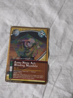 Naruto Fuma Ninja Art: Binding Mandala 1st Edition Common | eBay