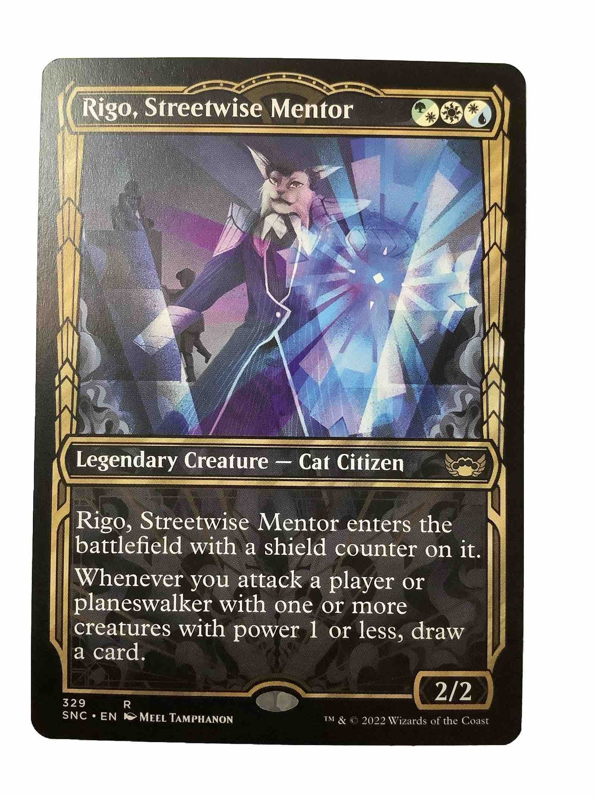 MTG SNC: Rigo, Streetwise Mentor (Legendary Creature) Showcase Rare 329 ...