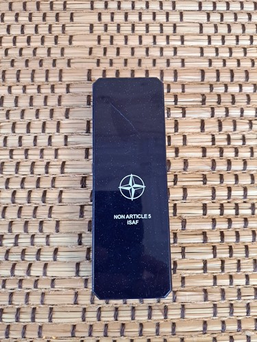 Us Military Nato Isaf Non Article 5 Medal Afghanistan Ribbon 2000s NOS ...