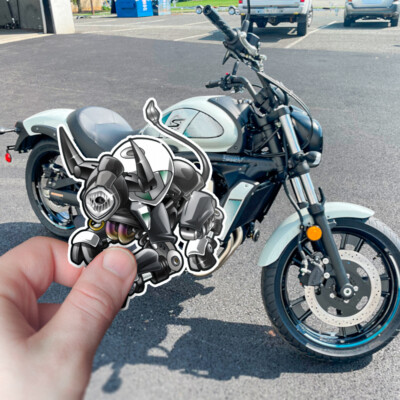 Kawasaki Vulcan S Stickers - Set of 3 KissCut Motorcycle Decals | eBay