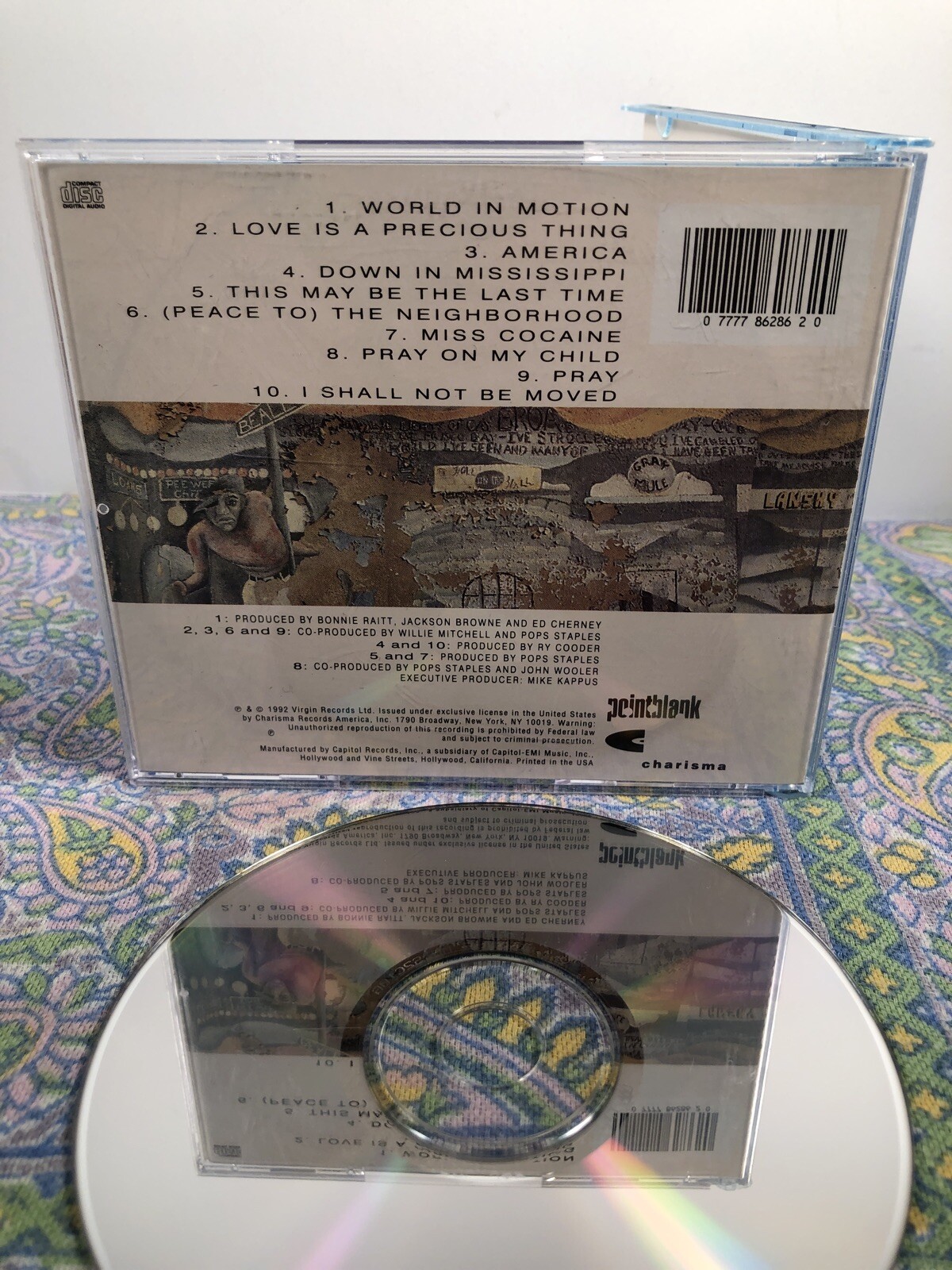 Peace to the Neighborhood by Roebuck "Pops" Staples (CD, Mar-1992 ...