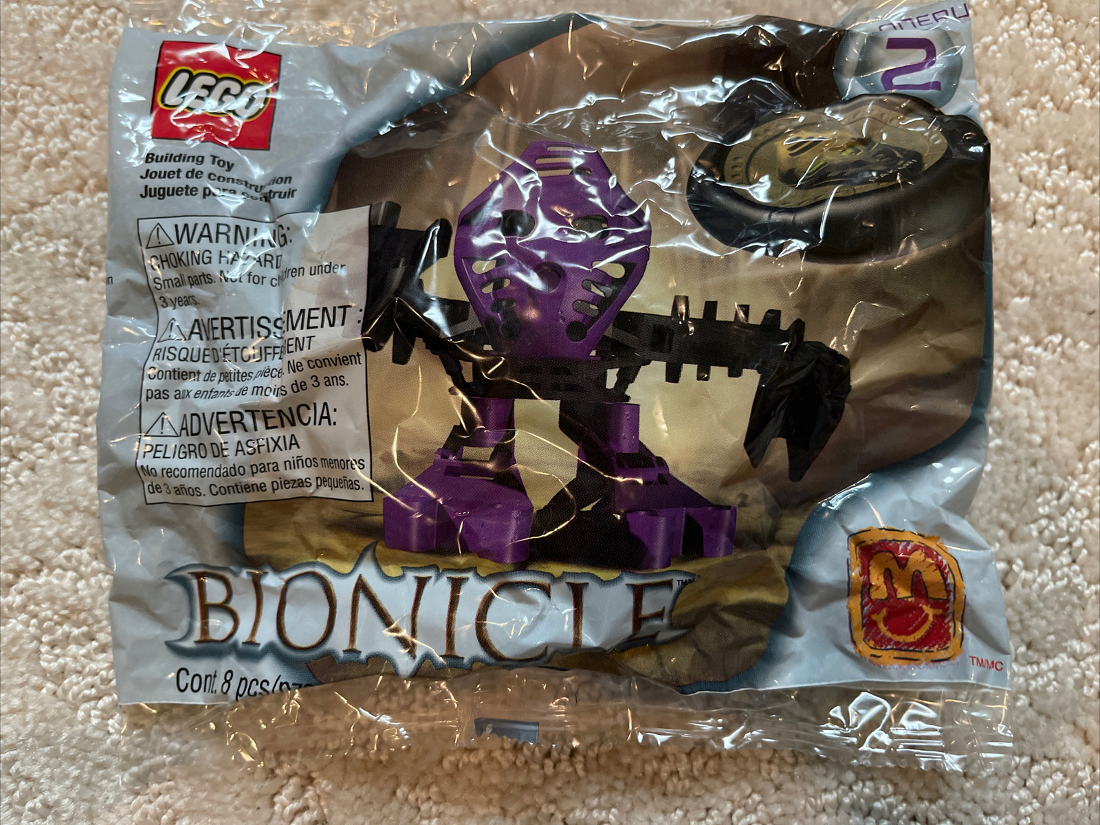 LEGO Bionicle Tohunga 1389: Matoran Onepu McDonald’s Toy NEW ...