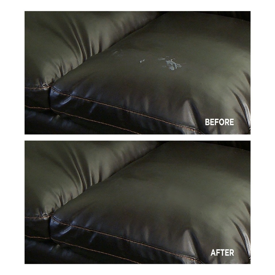 LIQUID LEATHER Repairs ALL types of Damages & Restores Color Match ...