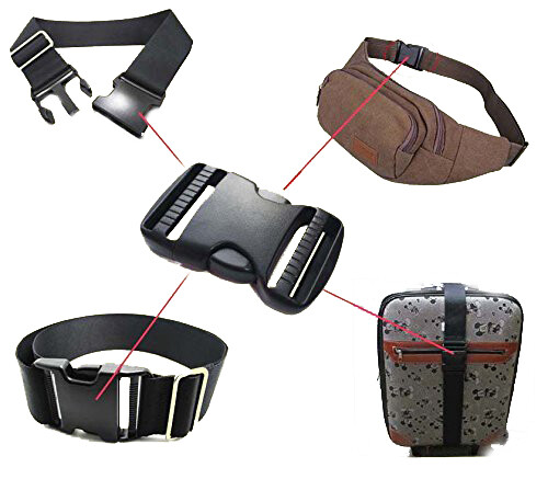 25mm Plastic Release Buckle Fastener Backpack Side Release Clip Webbing ...