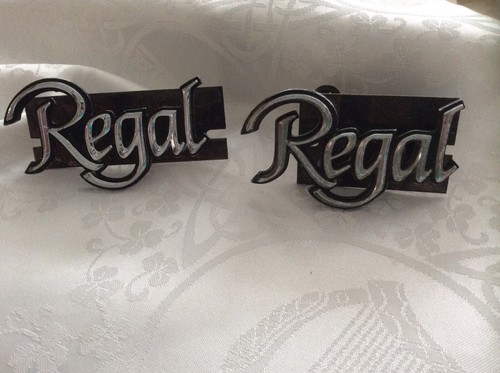 OEM Buick Regal Emblems Metal Script #1260880 and #1257652 | eBay