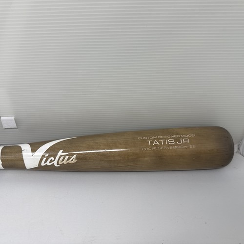 Victus Pro Reserve Fernando Tatis JR Black & Gray Birch Youth Wood Bat ...
