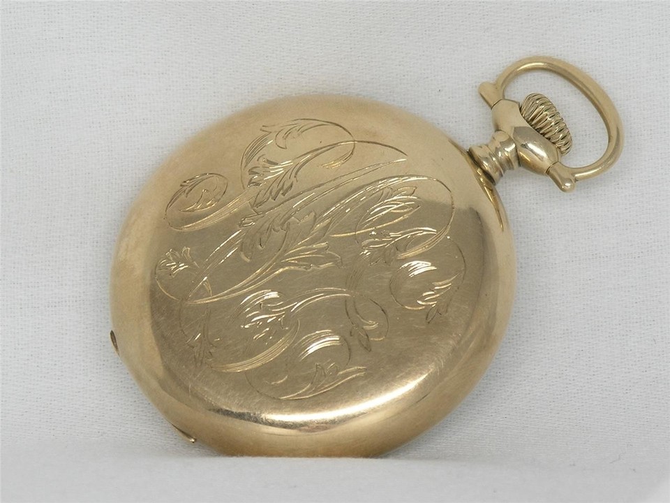 SCARCE 16S EDWARD HOWARD 17 JEWEL SOLID 14K GOLD POCKETWATCH, SERVICED ...