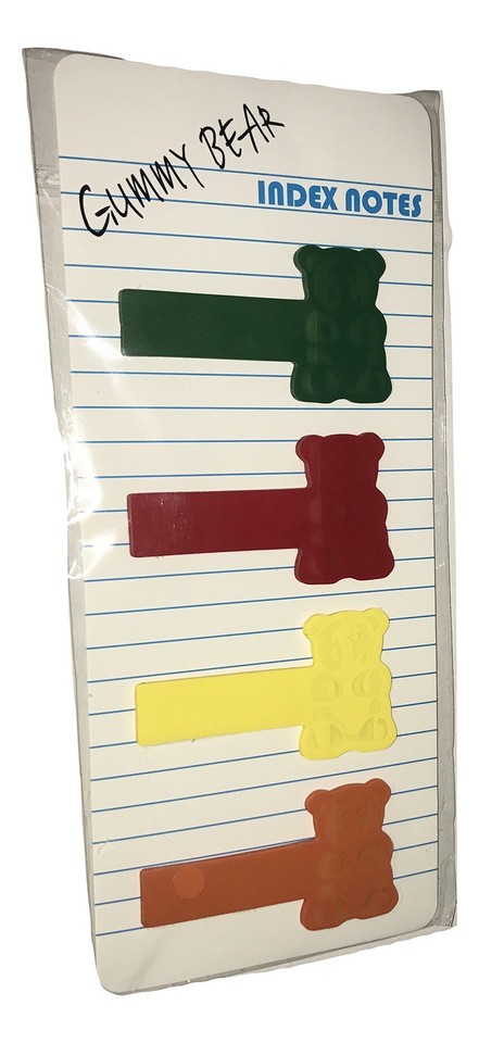 (3 Pack) Gummy Bear Index Notes | eBay