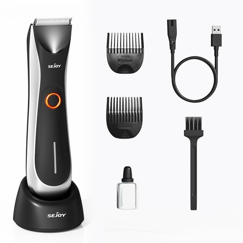 Electric Body Shaver for Men – Intimate Razor with LED Light ...