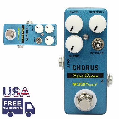 Mosky Blue Ocean Chorus Guitar Pedal Guitar True Bypass Chorus Effect ...