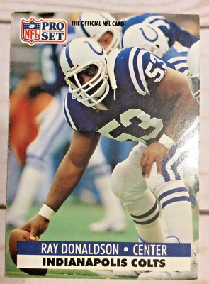 1991 Ray Donaldson Pro Set Football Card #176 Trading Collectors Card ...