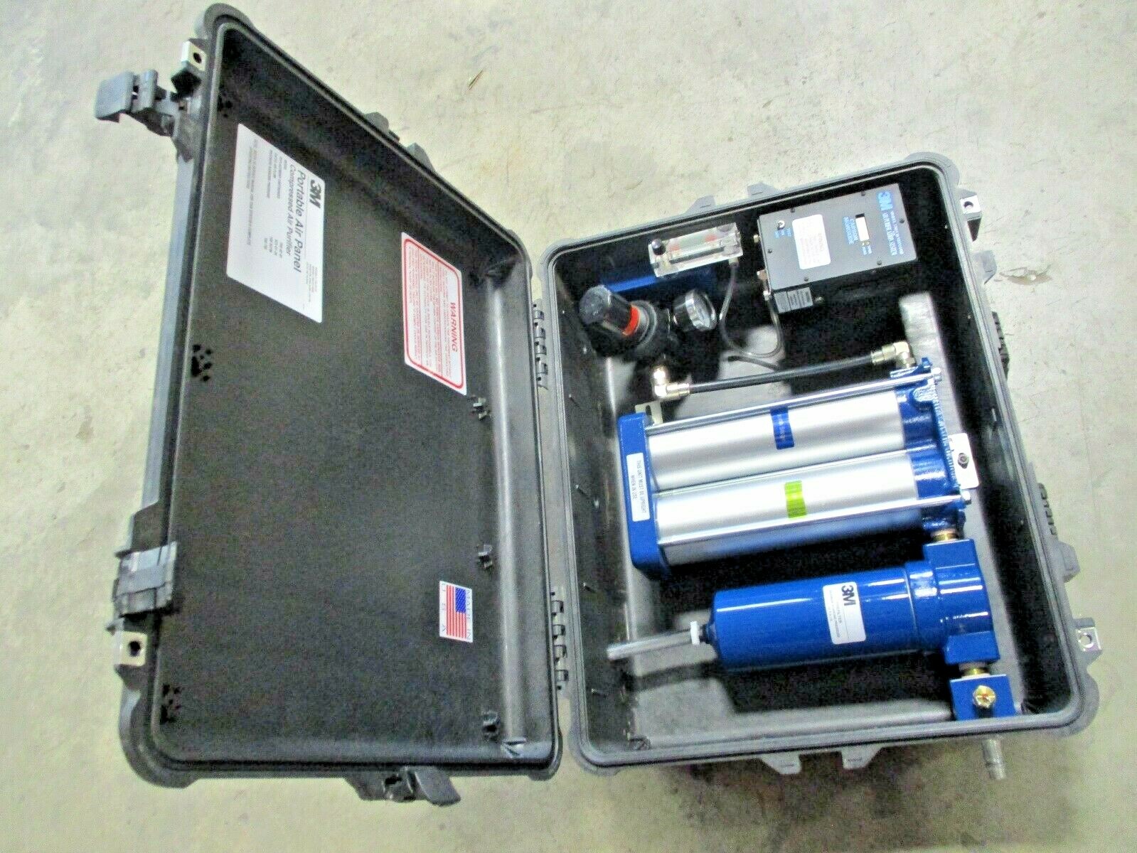 3M PORTABLE AIR PANEL COMPRESSED AIR PURIFIER, 256-02-01 | eBay