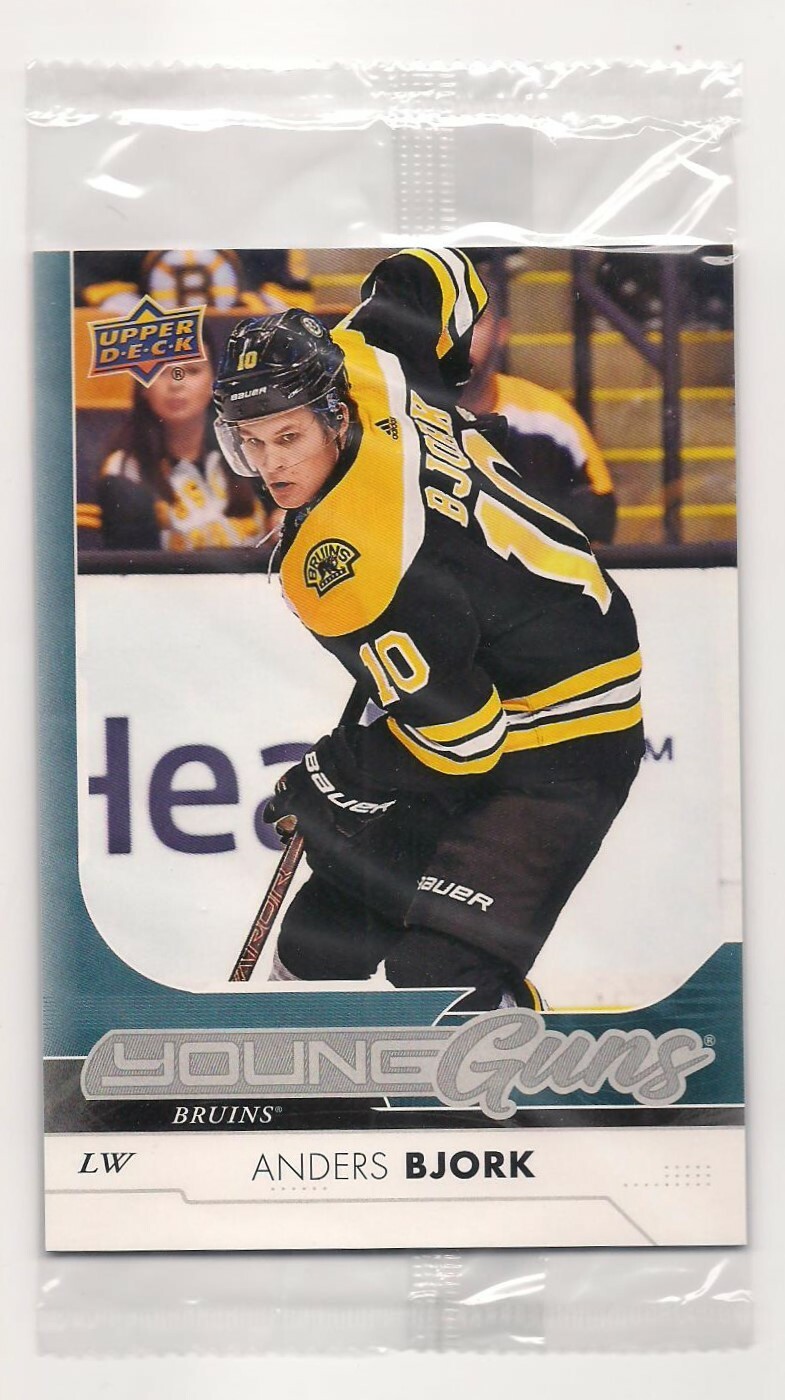 Anders Bjork 17-18 Upper Deck 1 Young Guns Rookie Card Jumbo Oversized ...