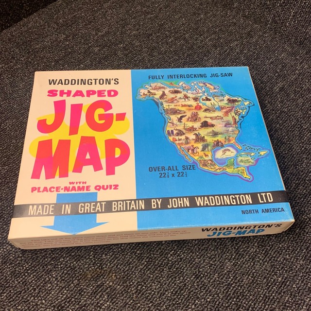 1970S Vintage Waddingtons Jig Map Australia No 565 Good for sale online ...