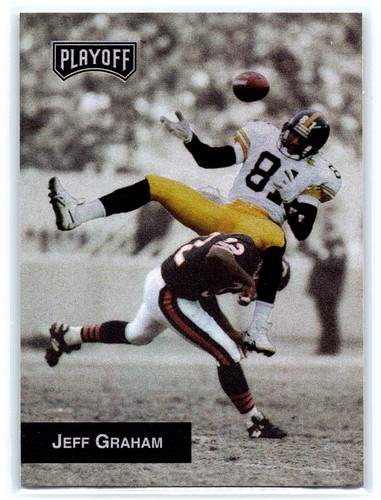1993 Playoff Football #117 Jeff Graham Pittsburgh Steelers | eBay