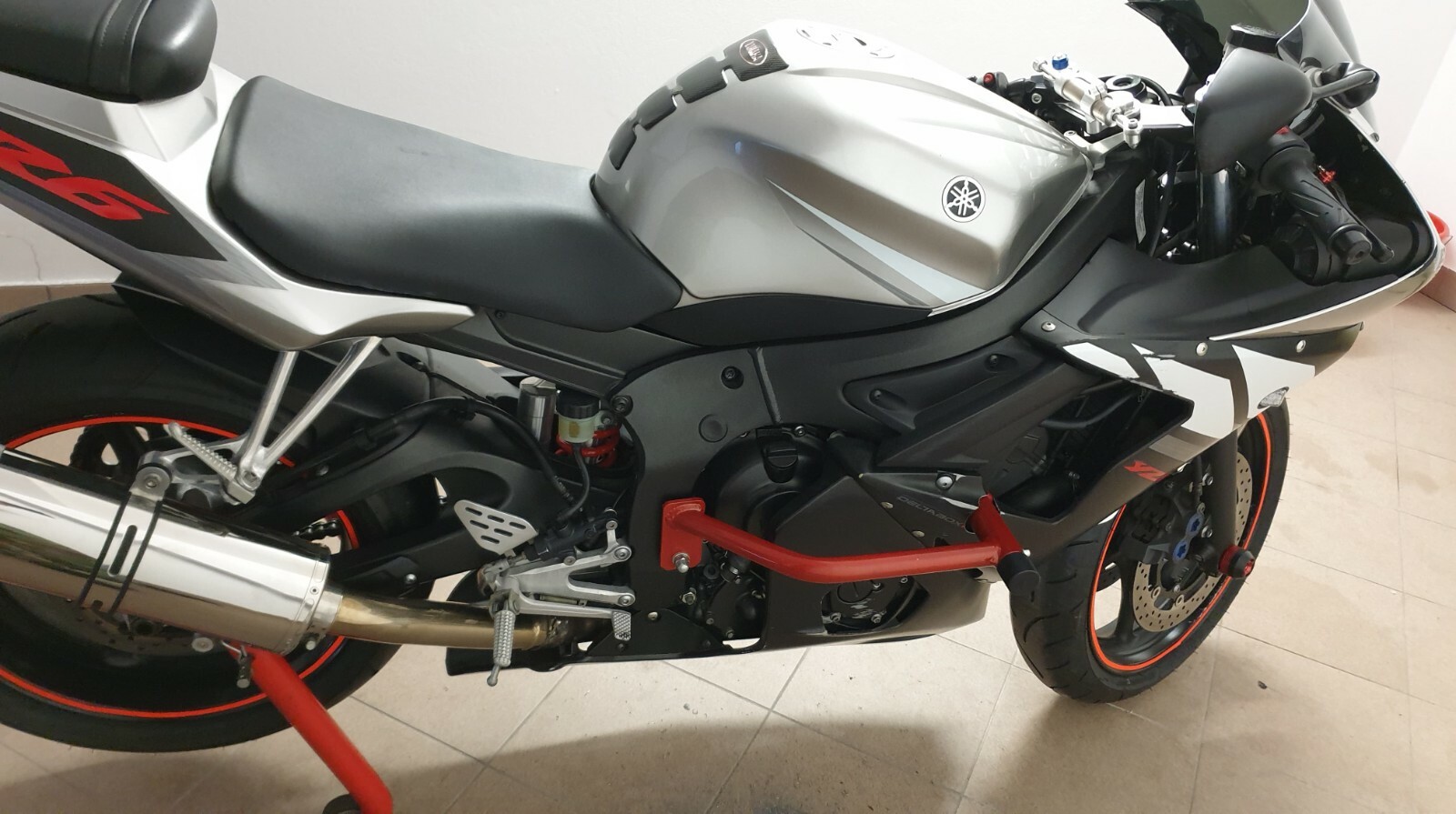 Yamaha YZF R6 2003-2005 crash cage engine guard crash bars stunt race ...