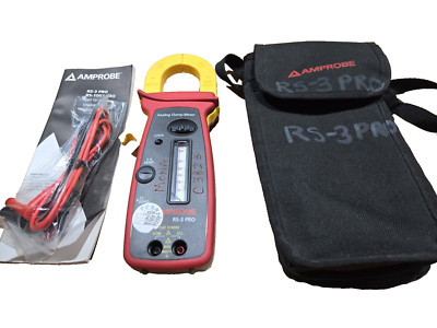 Amprobe RS-3 PRO CAT IV Analog Clamp Meter Used | eBay