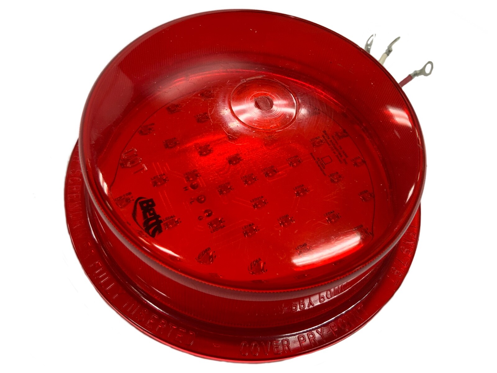 Betts 710011 SR4DHM3E 4" Red Deep LED Lens Insert (3-Eyelet) – Stop ...