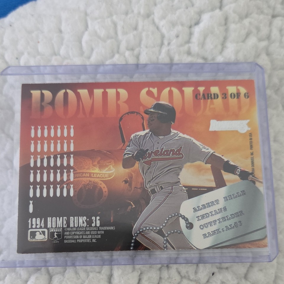 Donruss 1994 Bomb Squad Barry Bonds & Albert Belle 3 of 6 | eBay