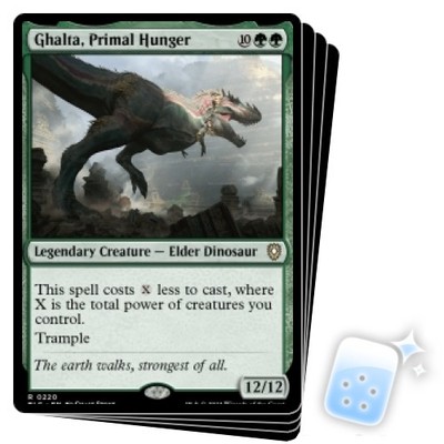 GHALTA, PRIMAL HUNGER X4 Bloomburrow: Commander Magic MTG MINT CARD | eBay
