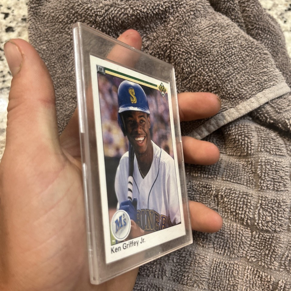 1990 Upper Deck Error Card Ken Griffey Jr. #156 RARE SPELLING ERROR ...
