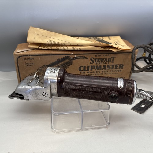 Vintage Stewart Clipmaster Model 51-1 Shears Clipper Dog Livestock ...