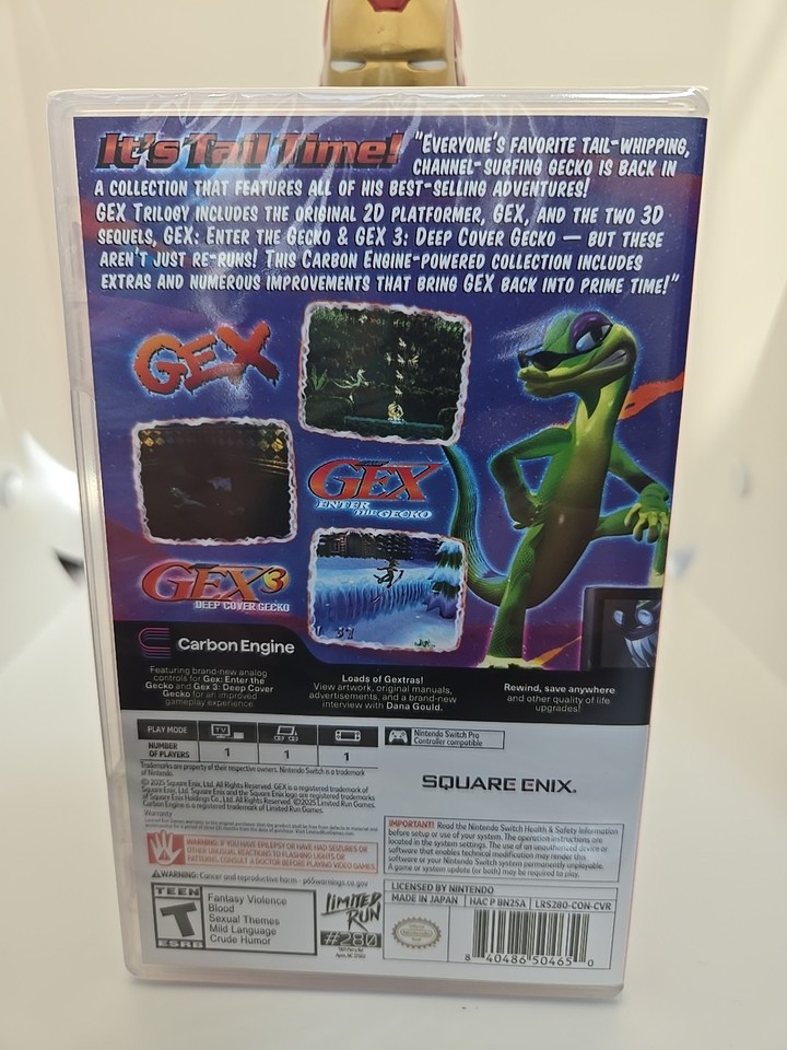 Gex Trilogy Nintendo Switch Limited Run Games Brand New Sealed | eBay