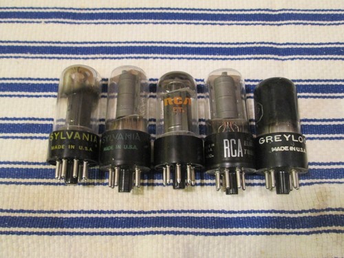 Lot of 5 6F6 GT Tubes Tested | eBay