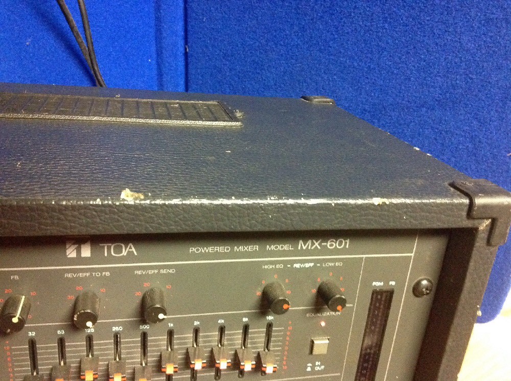 TOA MX 601 Powered Mixer Amplifier 6 CH Tested & Working for sale ...