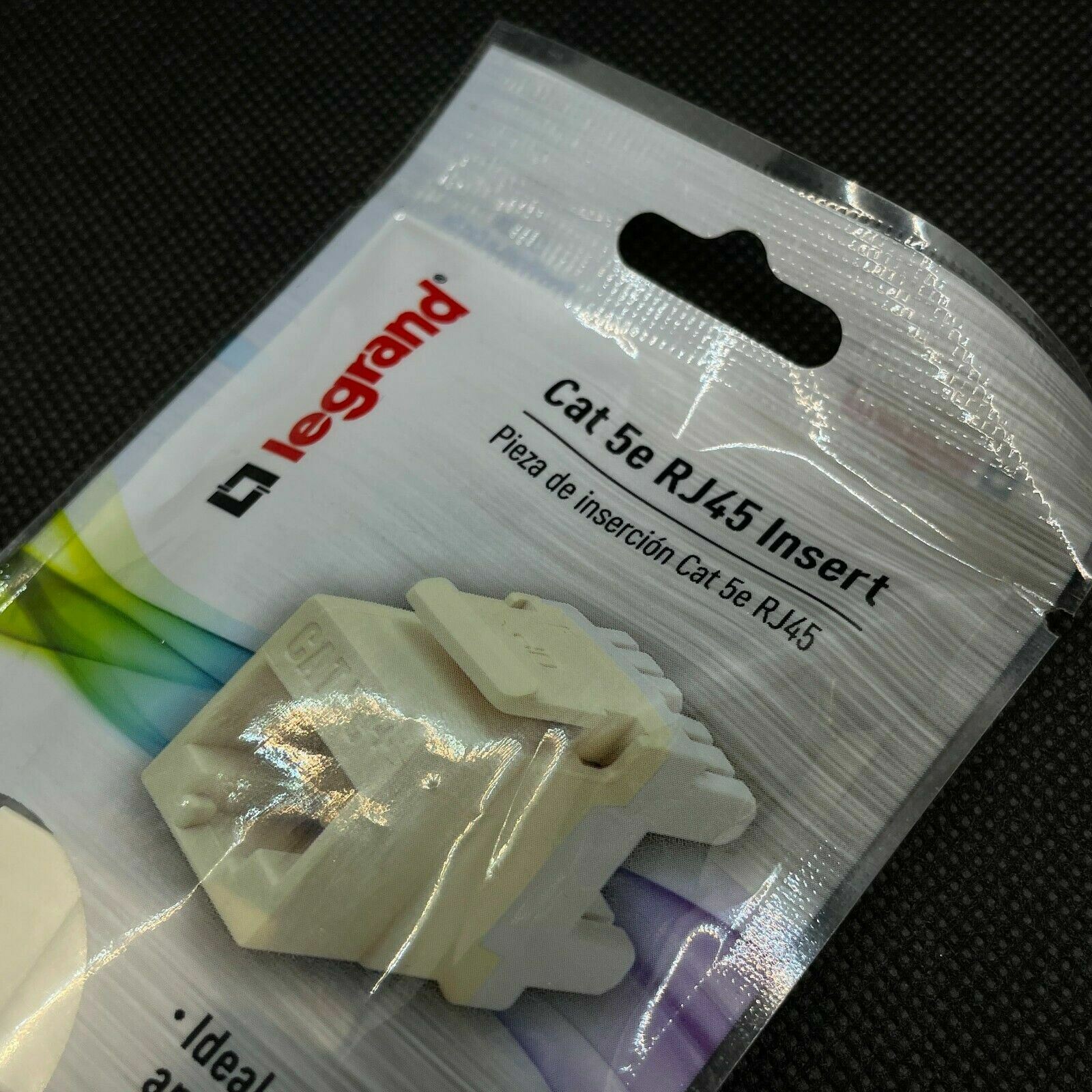 Legrand Cat 5e RJ45 Insert, Light Almond, Professional Grade, On-Q ...