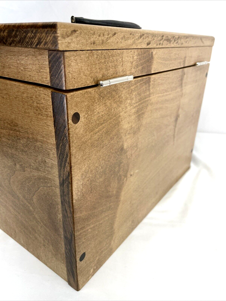 Custom Artisan Handcrafted Wood Singer Featherweight Sewing Machine ...