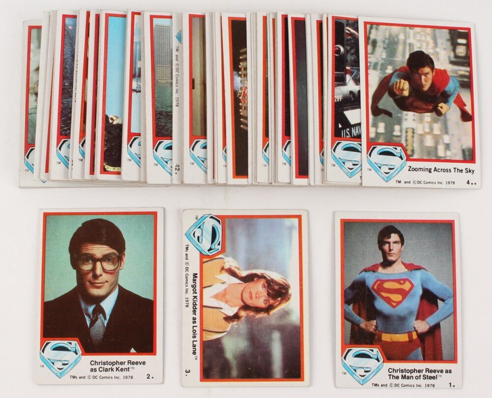 Superman Trading Cards singles NM cond. 1978 Topps U-Pick #1-77 FREE ...