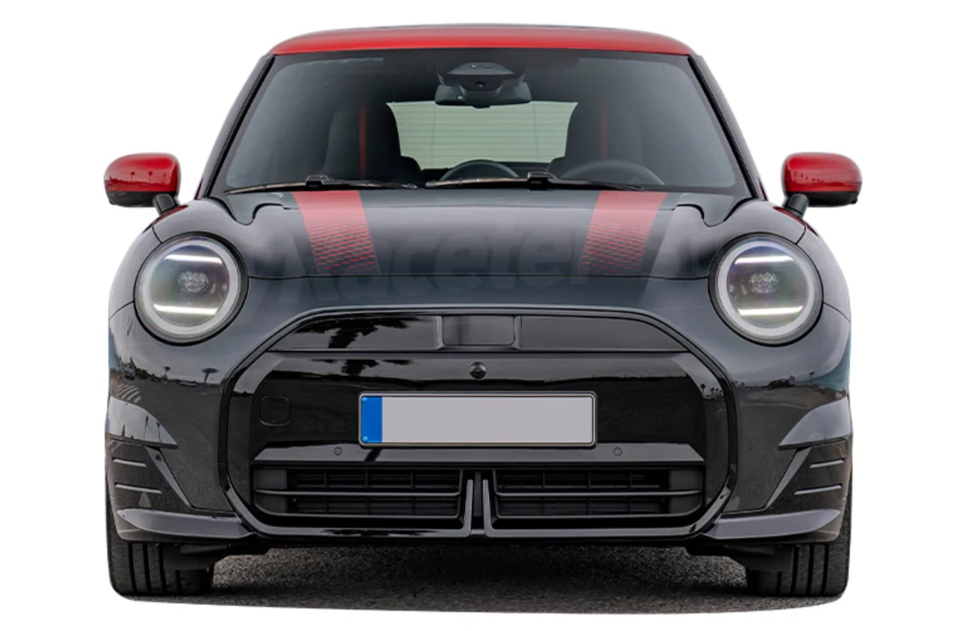 Mini JCW 3m Gloss RED Bonnet Stripes, 2024 J01 F65 F66 F67 Hatch ...