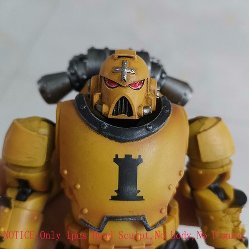 Delicate 1/18 Scale Pig Helmet Head Sculpt Fit 3.75" Joytoy Warhammer ...