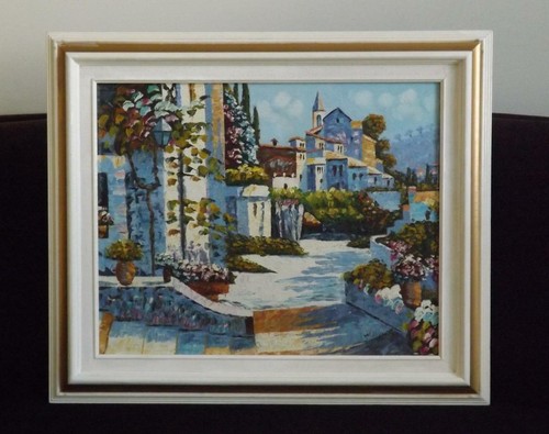 Douglas W. Turner Oil Painting On Canvas Signed & Framed 25"x21" | eBay