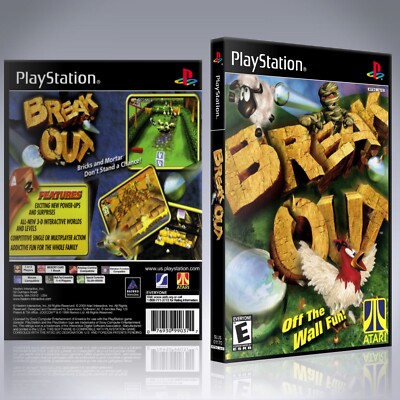 PS1 Case - NO GAME - Breakout | eBay